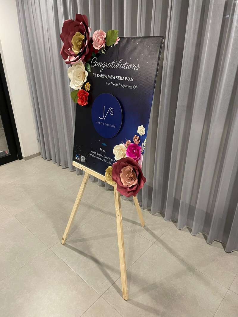 Jual Premium Bunga Papan Kertas 3D Ucapan Selamat Pembukaan Gerai Toko ...