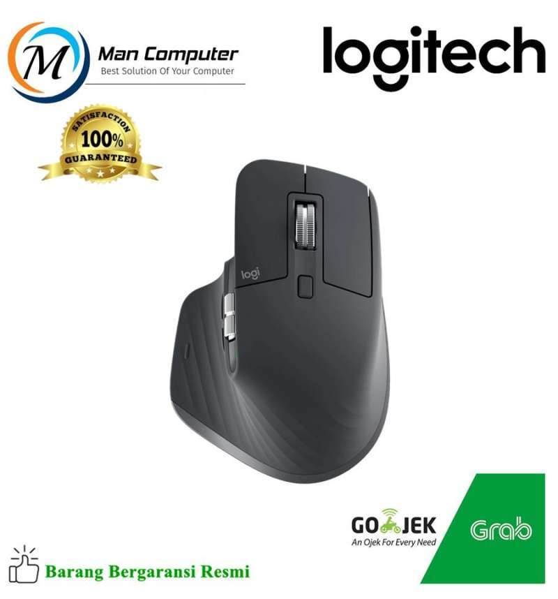 Jual Logitech Mx Master Wireless Bluetooth Mouse Logitech Flow Resmi Di Seller Mancomp Id