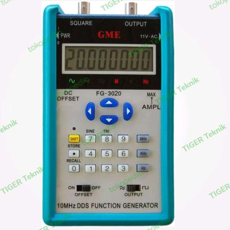 Jual new GME FG-3020 20MHz Portable DDS Function Generator w/ 12Vp-p Output di Seller Telkeshop ...
