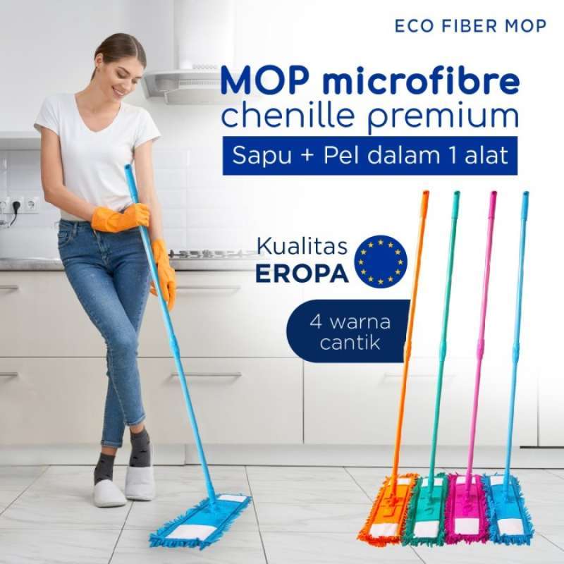 Promo Floorwiz Eco Fibre Mop - Alat Pembersih Lantai Serba Guna Diskon ...
