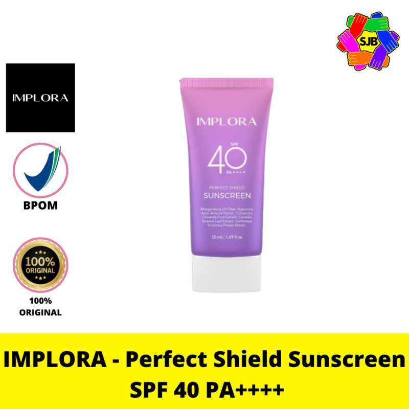 Promo IMPLORA - Perfect Shield Sunscreen SPF 40 PA++++ / Sunscreen ...