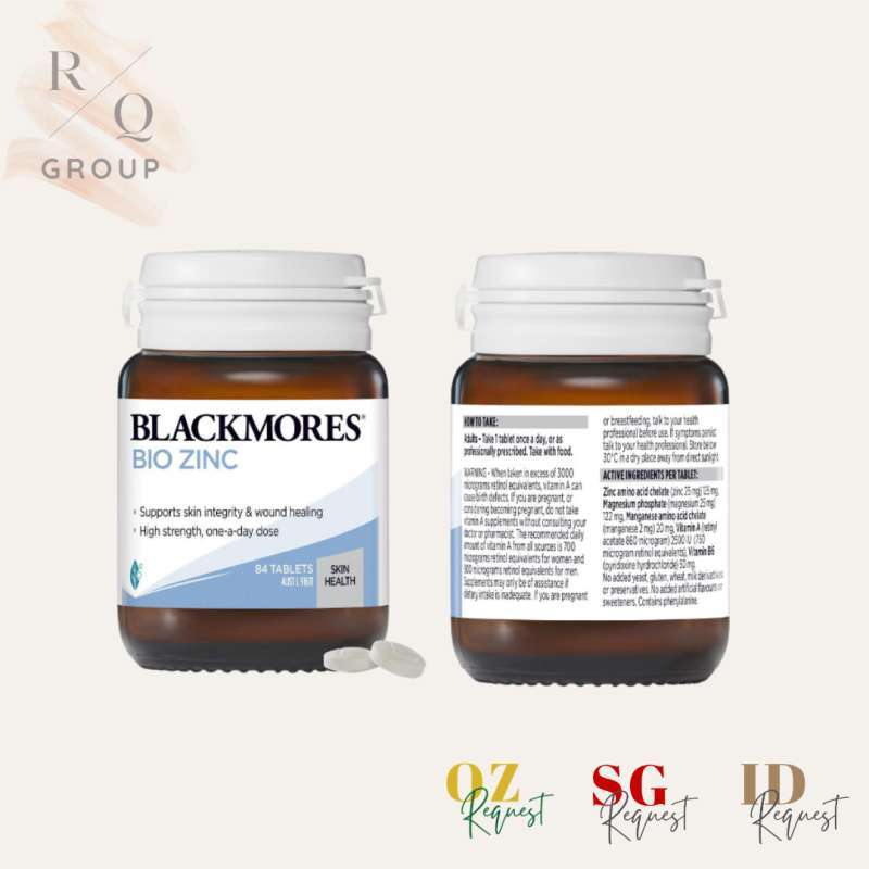 Jual Blackmores Bio Zinc 84 tabs (Australia) di Seller Request Group ...