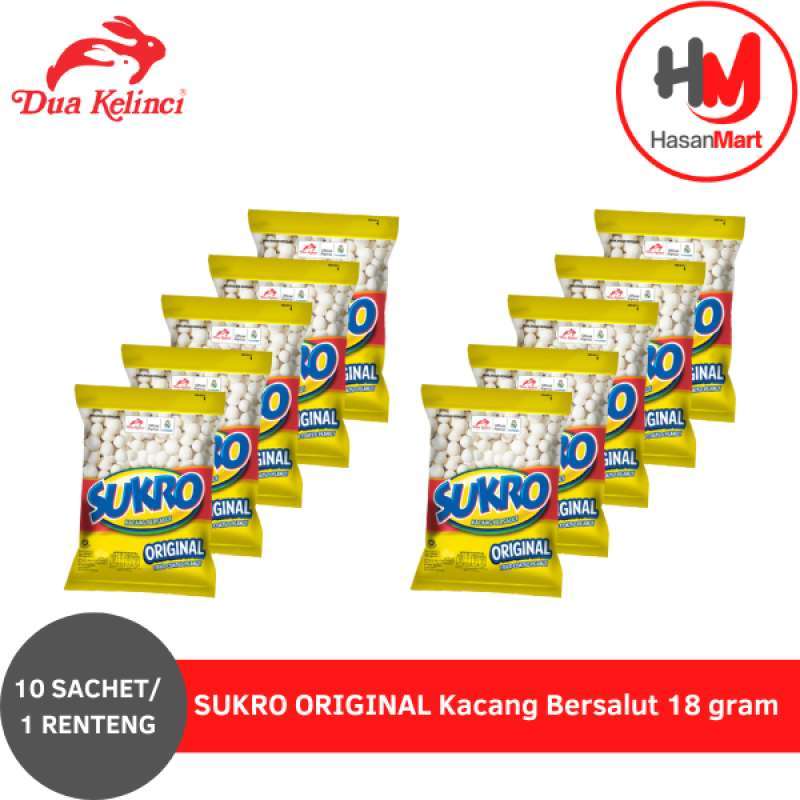 Promo SUKRO Original 18 gram [1 Renceng isi 10 Sachet] Diskon 5% di ...