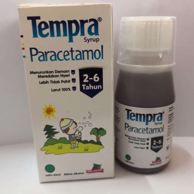 Jual tempra syrup Paracetamol 60 ml 2-6 tahun di Seller Fonzgalz - Sei ...