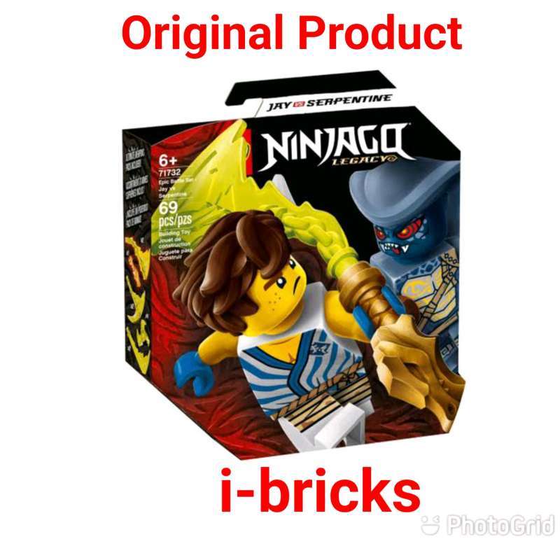 Jual LEGO Ninjago 71732 Epic Battle Set Jay vs Serpentine di Seller I ...
