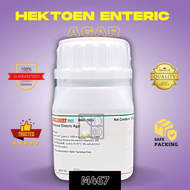 Promo Hektoen Enteric Agar, 100 gram, HiMedia, M467 Diskon 9% di Seller ...
