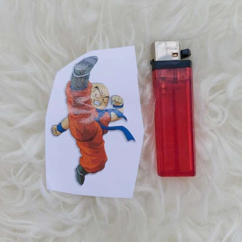 Jual Stiker Vinyl Karakter Krillin Dragon Ball Motor Laptop Case Hp Sepeda Di Seller Epinidit