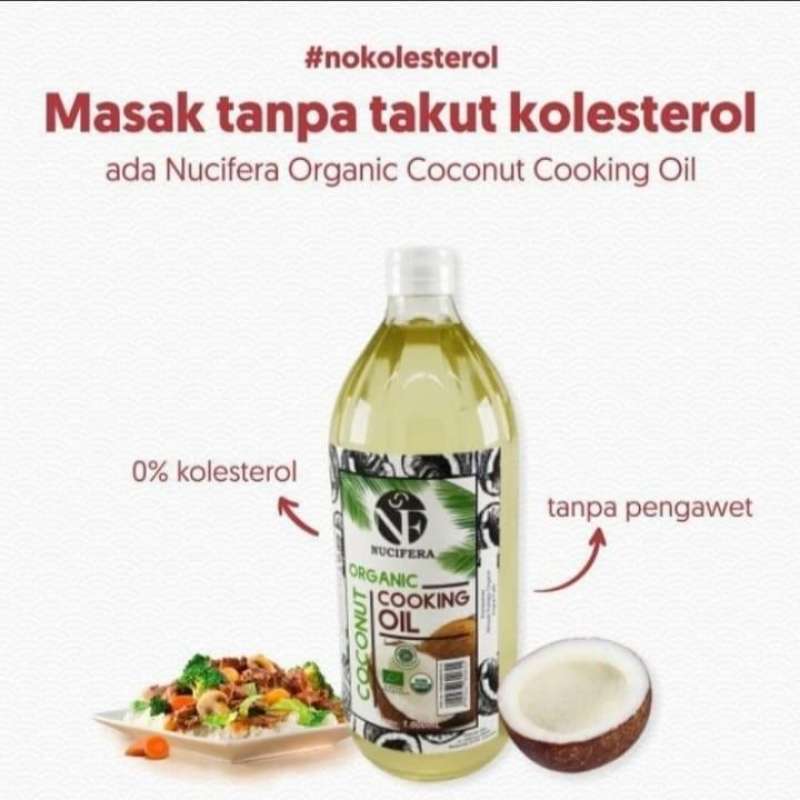 Jual Organic Coconut Cooking Oil 1 liter | NUCIFERA | USDA, ID-BIO-149 ...