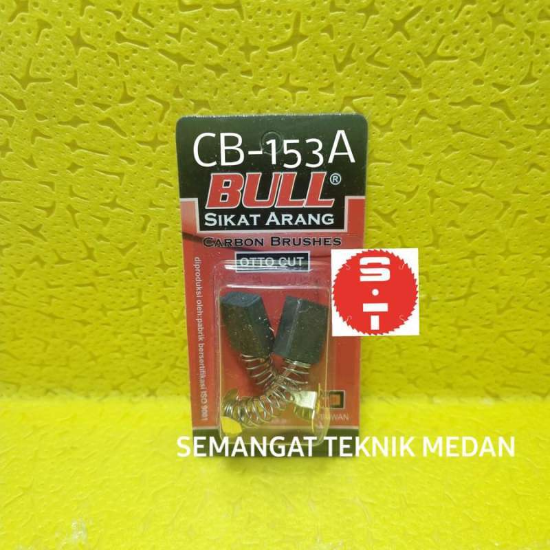 Jual CB153A CARBON BRUSH BOSTEL ARANG SEPUL MESIN BULL CB-153A CB 153 A ...