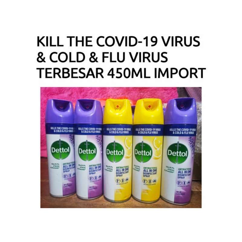 Jual Dettol Malaysia All In One 450Ml Kills The Covid-19 Virus ...