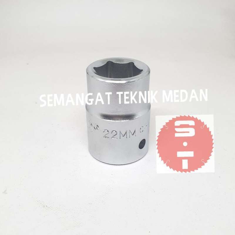 Jual TEKIRO MATA SOCK SOK SOCKET 22mm 22 mm 3/4 3/4 DR 6 6pt segi ...