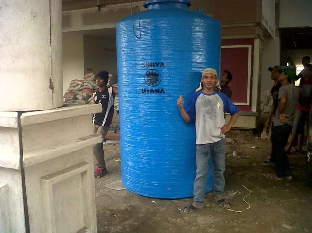 Promo Tangki Air, Toren Air, Tangki Fiberglass, Roof Water Tank, Ground ...