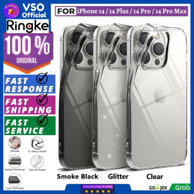 Promo Case iPhone 14 Pro Max Plus Ringke Air Soft Clear Flexible Slim ...