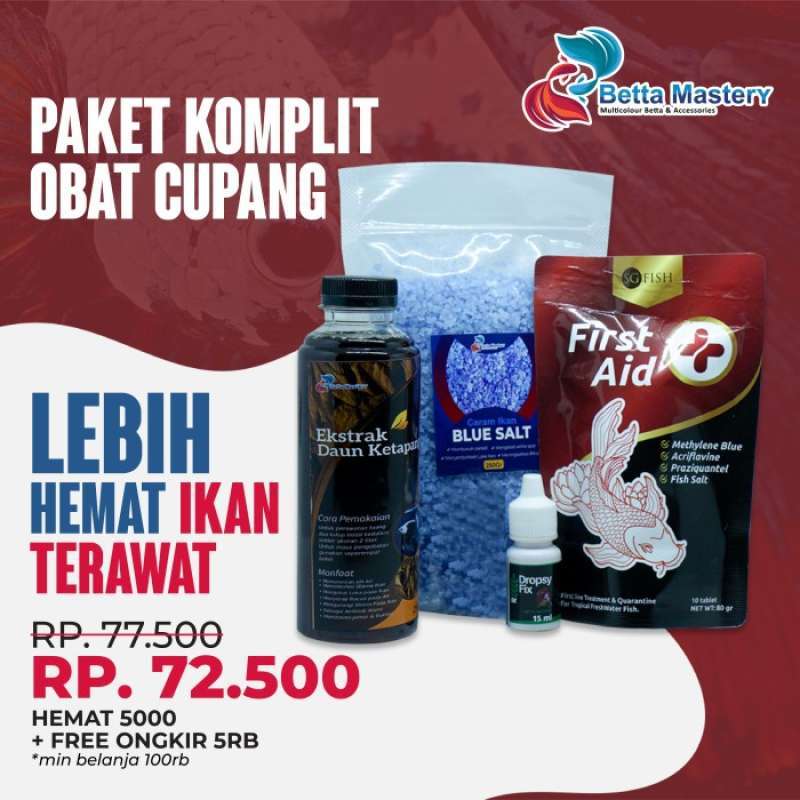 Jual Paket Obat Anti Sakit / Pengobatan Dan Pencegahan Penyakit Ikan ...