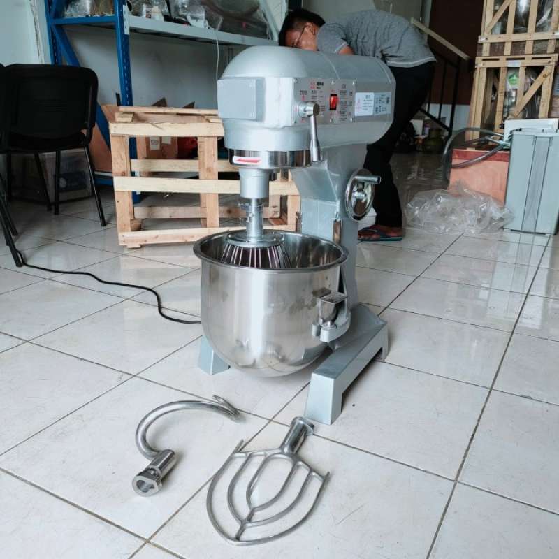 Jual planetary mixer 20 liter, mixer roti 20 liter, b20,hitech ...