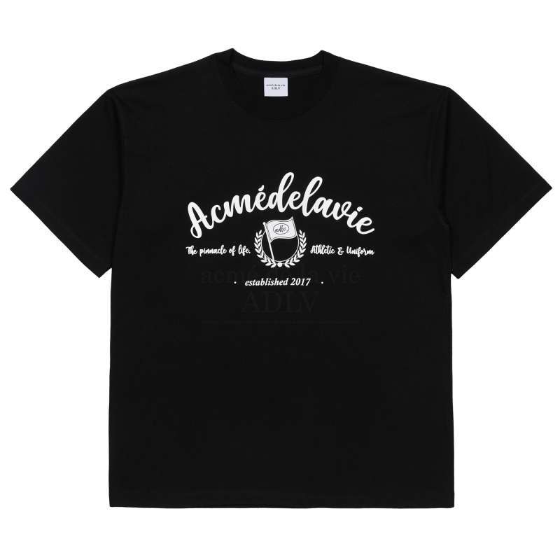 Jual Acmé De La Vie ADLV Script Flag Logo T-shirt - BLACK 1 di Seller ...