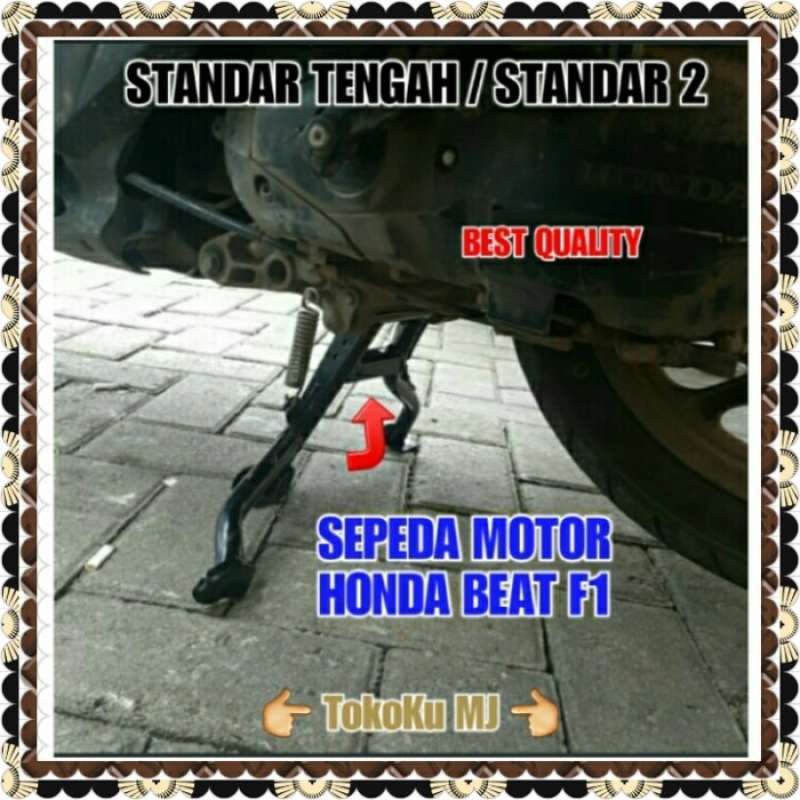 Jual STANDAR 2, AS, PER, KARET, STANDAR TENGAH MOTOR HONDA BEAT F1 (1 ...