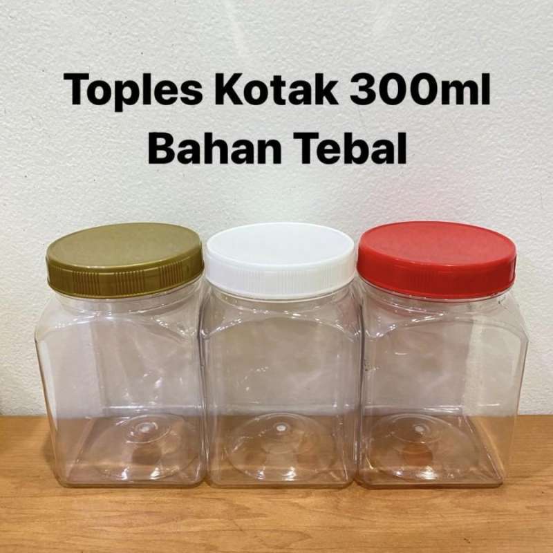 Jual Toples Segi Empat 340ml/toples Kotak 340ml Di Seller Lilishouses ...
