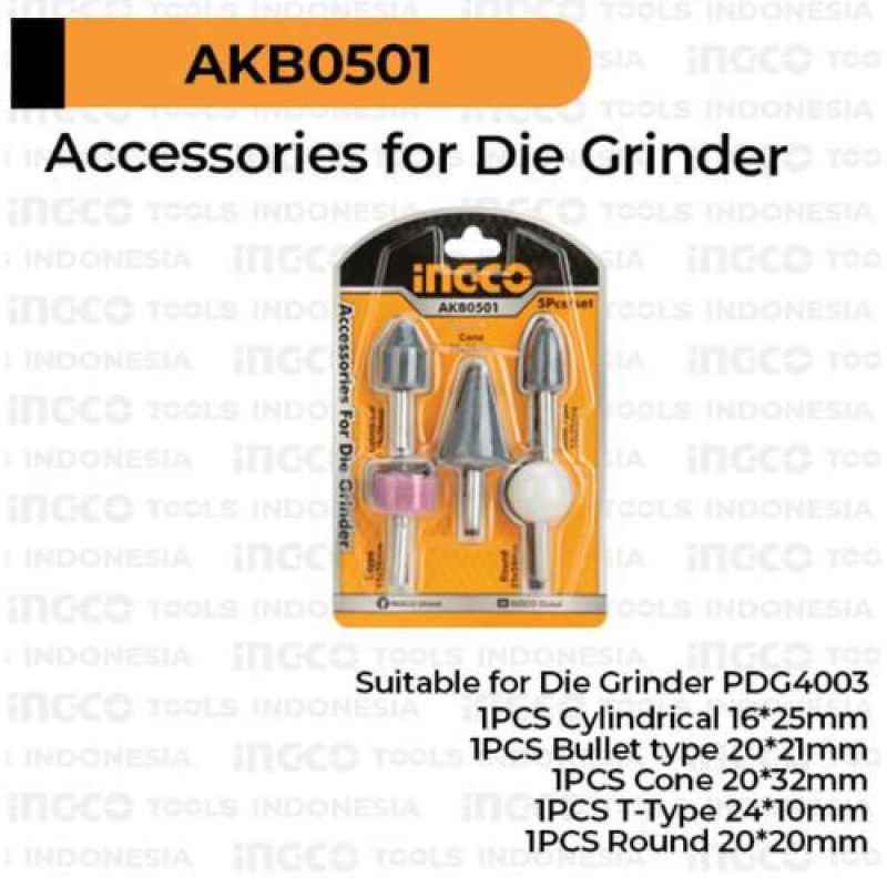 Jual Mata Gerinda Botol Lurus 5 Pcs Die Grinder Accessory Set INGCO ...
