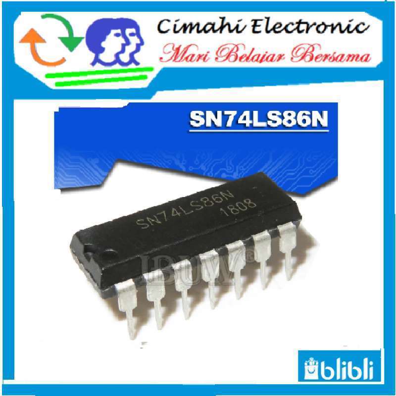 Jual ic TTL 7432 74LS32 OR Gate SN74LS32N 74LS32N Dip 14p di Seller Algorista - Sanan Wetan ...