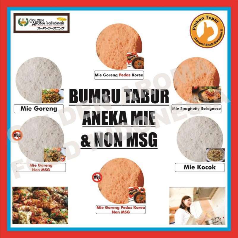 Jual Bumbu Tabur Mie Goreng Fried Noodle Instan Ayam 1Kg dan No MSG ...