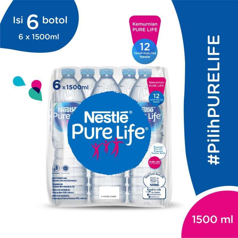 Jual Nestle Pure Life Multipack [1500mL/6pcs] di Seller Blibli.com ...