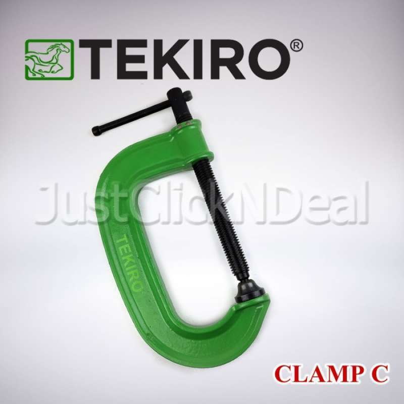Promo Tekiro Klem Clamp C Besi 3 4 5 6 8 Inch Diskon 10% Di Seller ...