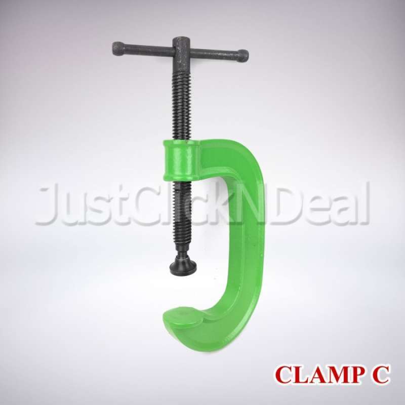Promo Tekiro Klem Clamp C Besi 3 4 5 6 8 Inch Diskon 10% Di Seller ...