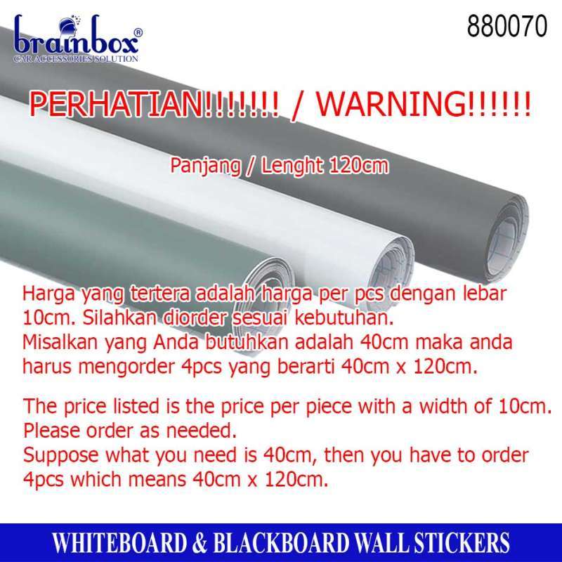 Jual Stiker Papan Tulis Tempelan Dinding Whiteboard Blackboard Wall Di ...