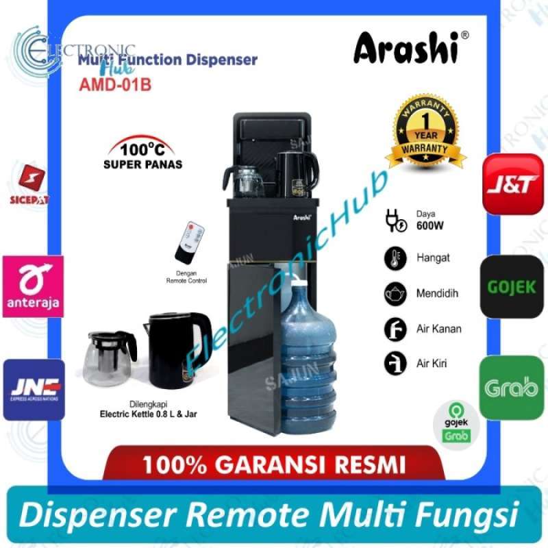 Jual Arashi Amd 01B + Remote Water Dispenser Air Multi Fungsi Galon ...