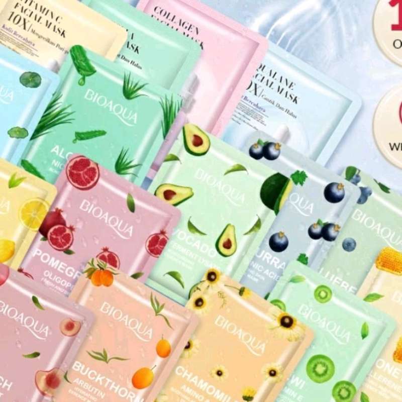 Jual Masker Bioaqua 60 pcs di Seller Beauty By Cia - Kembangan Selatan ...