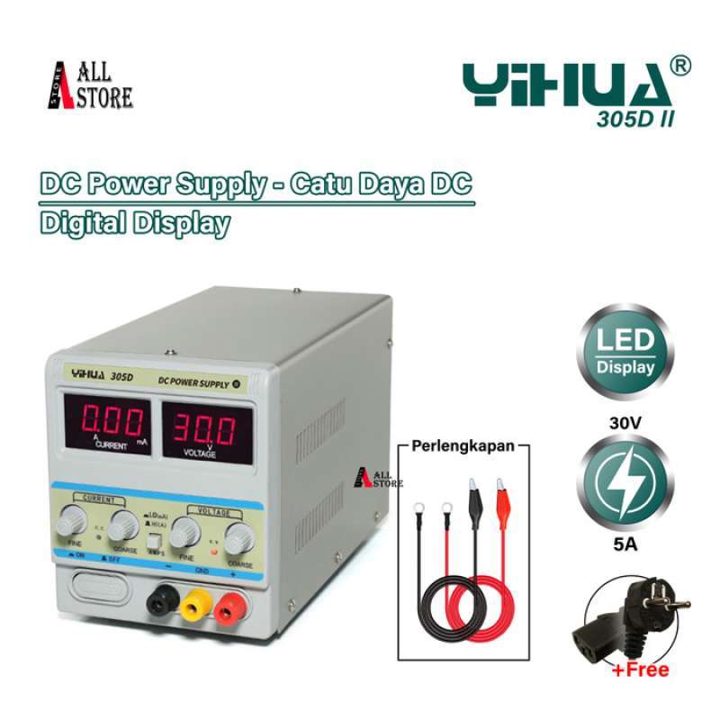 Promo YIHUA 305D II DC Power Supply - PSU 30 Volt 5 Amper Original ...