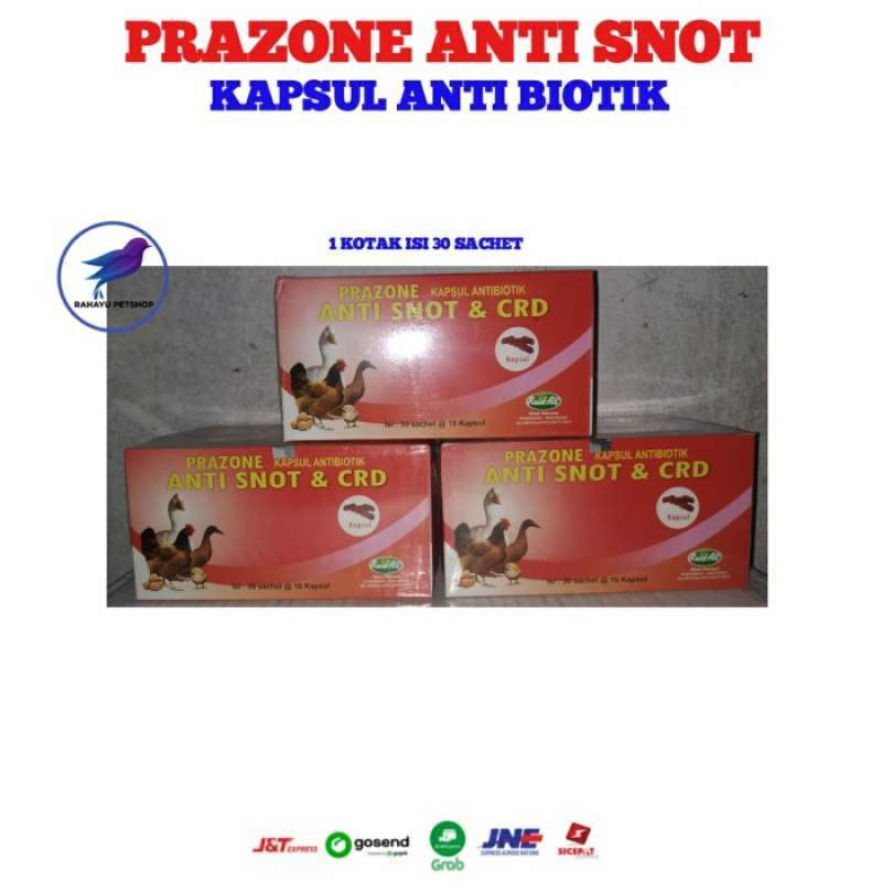 Promo PRAZONE ANTI SNOT DAN CRD 1 PAK Diskon 23% di Seller Kamupet ...