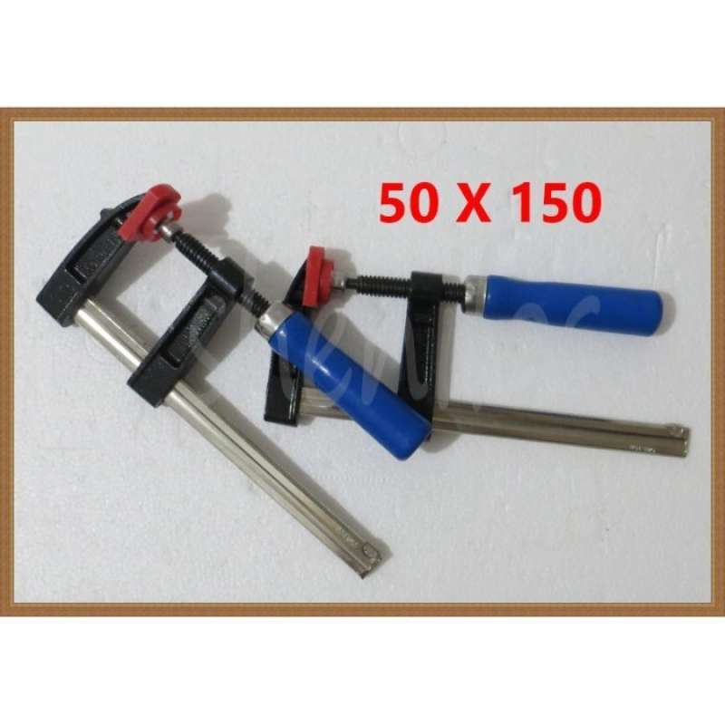 Promo F Clamp 5X15 Cm, Klem Heavy Duty Handle Kayu Diskon 24% di Seller ...