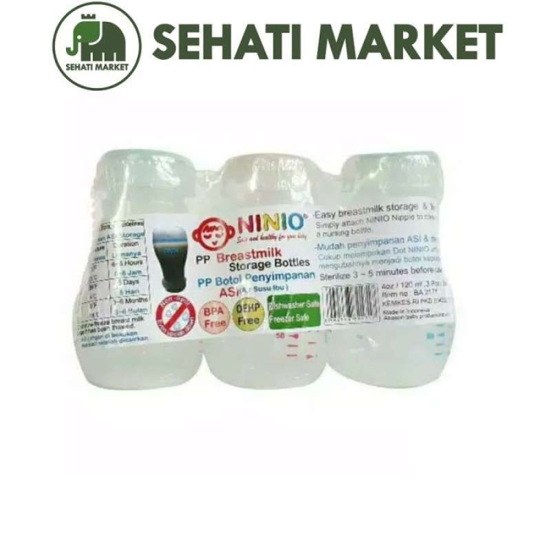 Jual Ninio Botol Asi Botol Simpan Susu Asi di Seller Rigel - Wanajaya ...