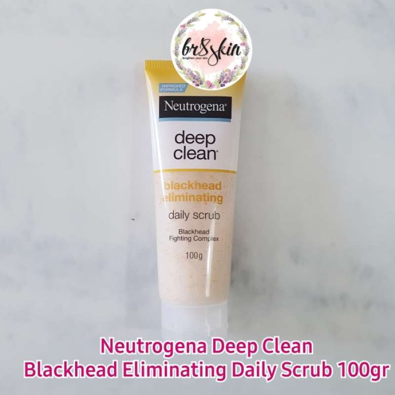 Jual NEUTROGENA Deep Clean Blackhead Eliminating Daily Scrub 100 gr di ...