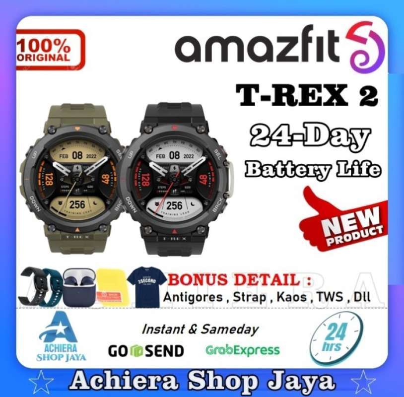 Jual Amazfit T-REX Smartwatch GPS Military STD T-Rex Trex Garansi Resmi di Seller Kasamso Elite ...