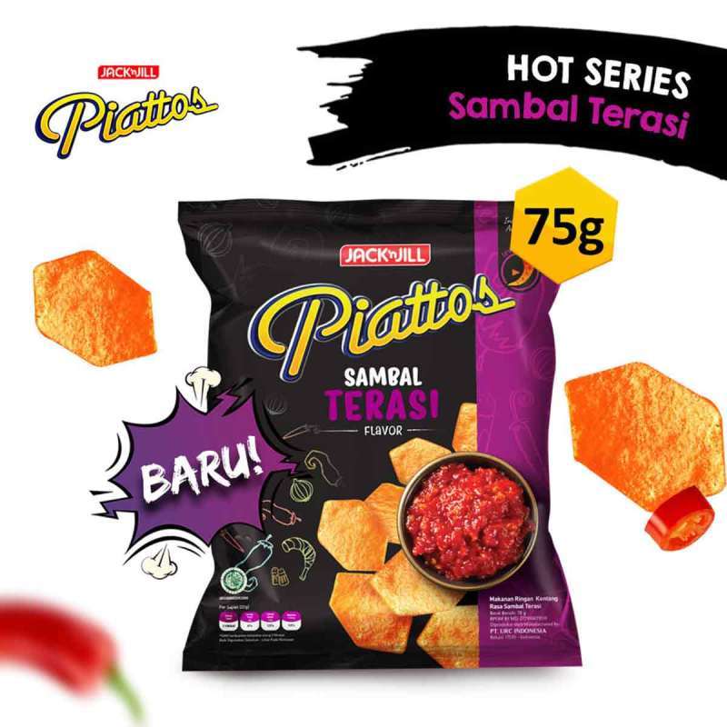 Jual WHS - PIATTOS Sambal Terasi Snack [75g] di Seller URC Store - Kota ...