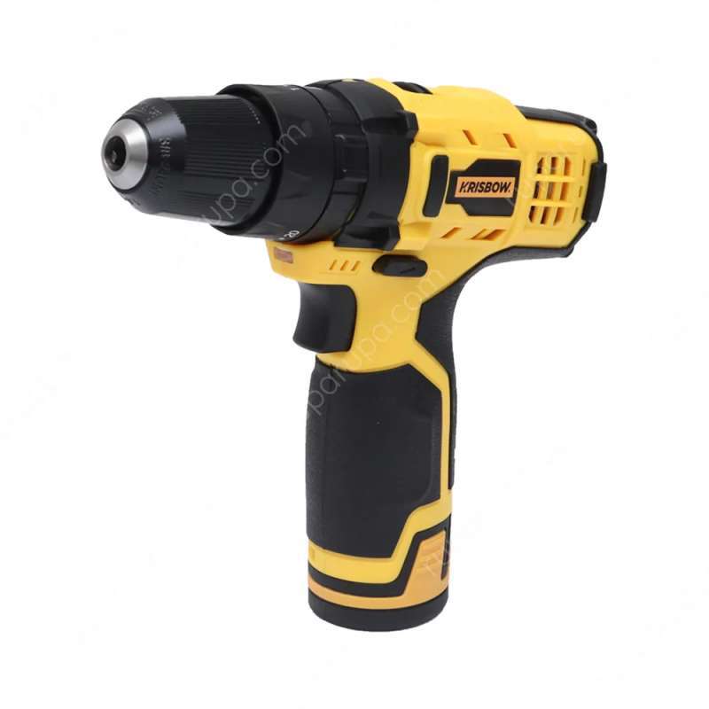 Jual Krisbow Set Mesin Bor Tangan Baterai Cordless Impact Drill 12V di ...