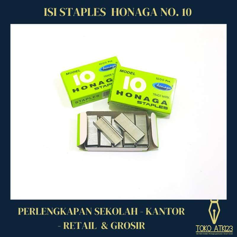 Jual Isi Staples No 10 Honaga Original Harga Termurah Juni 2024 | Blibli