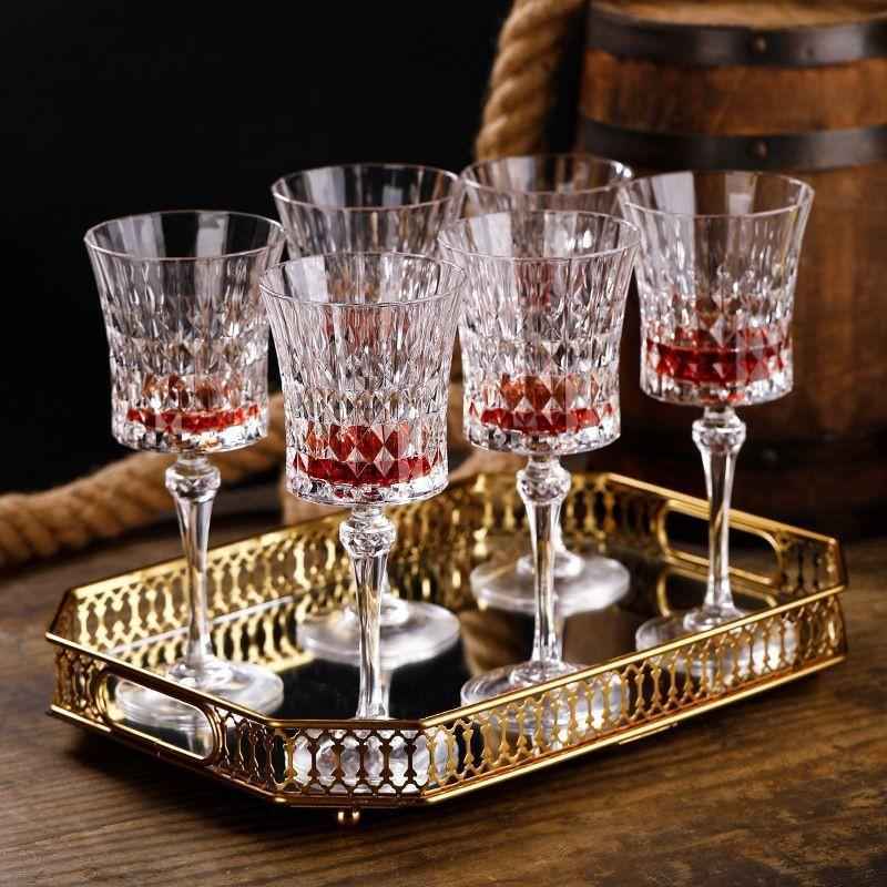Jual Gojek Set Gelas Wine Kristal With Hanger /gelas Wine Set Hanger ...