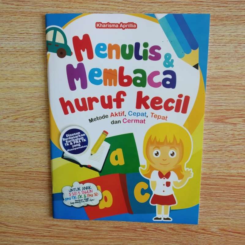 Jual Buku Anak Paud TK Menulis Dan Membaca Huruf Kecil - Sandro di ...