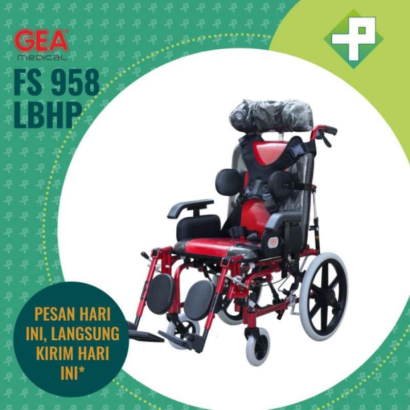 Jual Kursi Roda Cerebral Palsy Anak Berkebutuhan Khusus GEA FS 958 LBHP ...