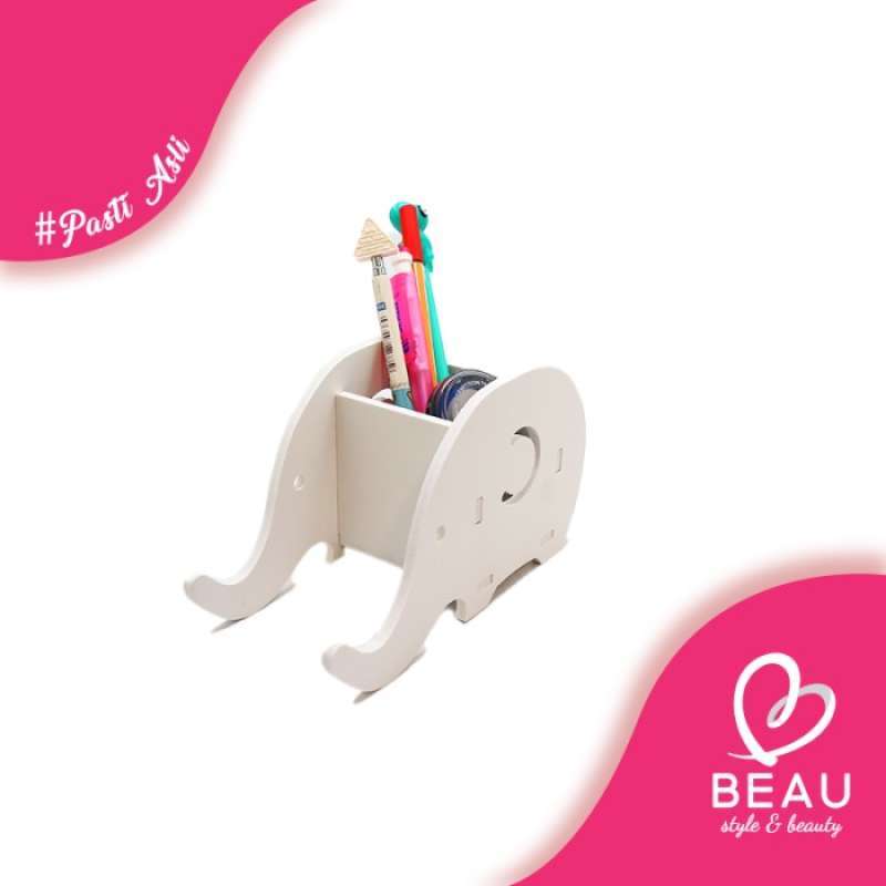 Jual Rak Pensil + Holder Hp Bentuk Gajah Wpc - Wadah Alat Tulis Di ...