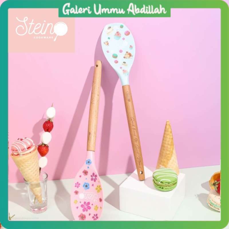 Jual Stein Pico Spatula Spoon Sutil Pico Pink Blue Steincookware Satuan ...