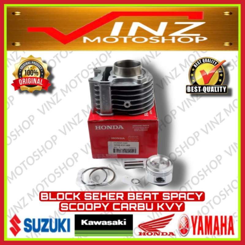 Promo Block Seher Assy Set Boring Motor Honda Beat Spacy Scoopy Karbu Kvy Diskon 23% Di Seller ...