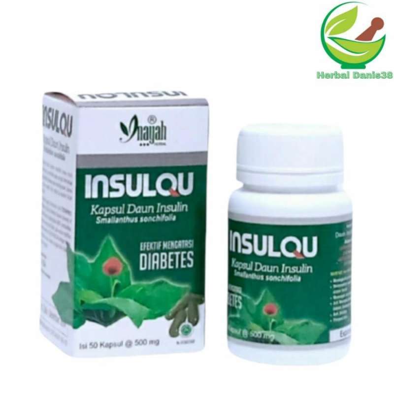 Jual Kapsul Ekstrak Daun Insulin Atasi Diabetes di Seller DANISHOLSHOP ...