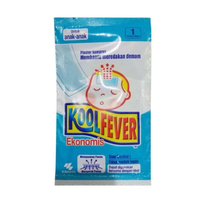 Promo Kobayashi Kool Fever Anak Ekonomis Plester Kompres Demam 1 Lembar ...