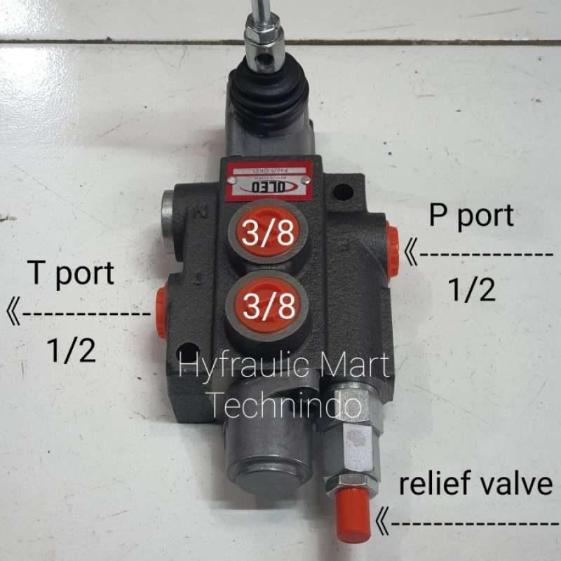 Jual Hand Valve P40 Lpm 1 Tuas Spring Merk Oleo/crozze - Made In Eropa ...