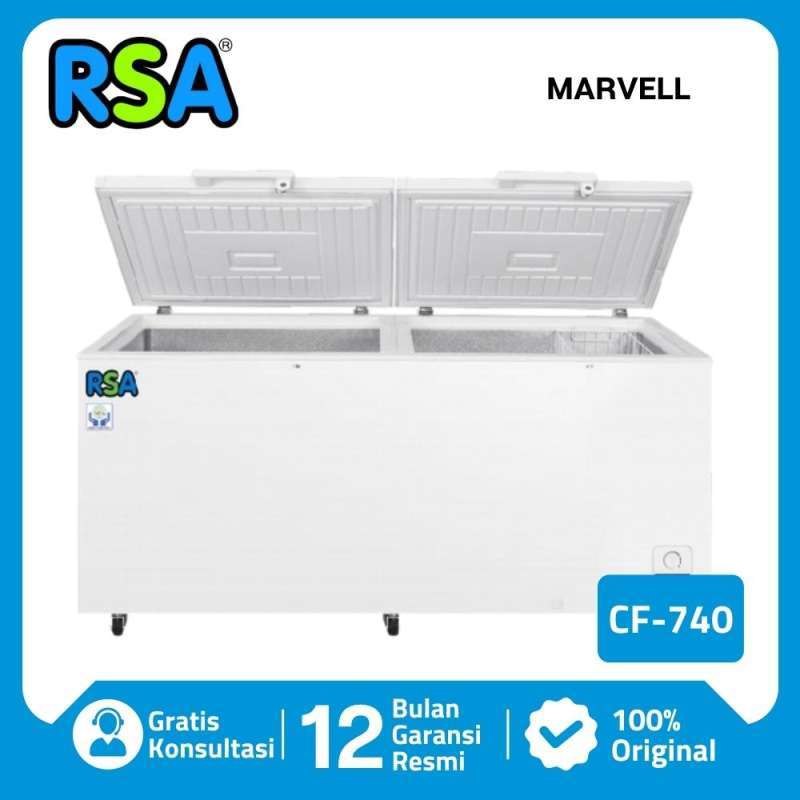 Jual Rsa Cf 750h Kulkas Box Chest Freezer 700 Liter Original Garansi ...